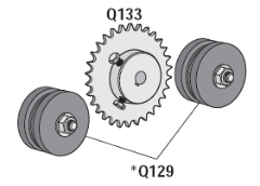 Elite Q129 Idler Gear Sprocket - Elite Robo Slide Gate Opener Part