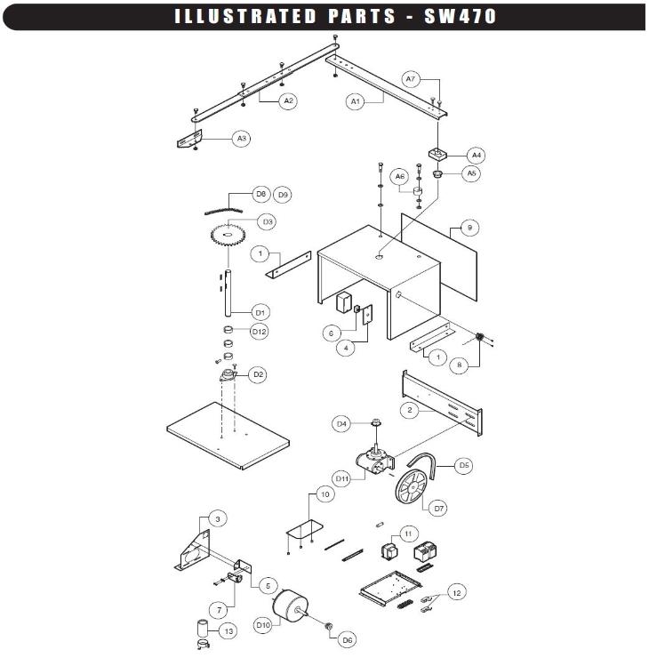Garage Door Opener Replacement K001A5566 Replacement Main Control Board ...